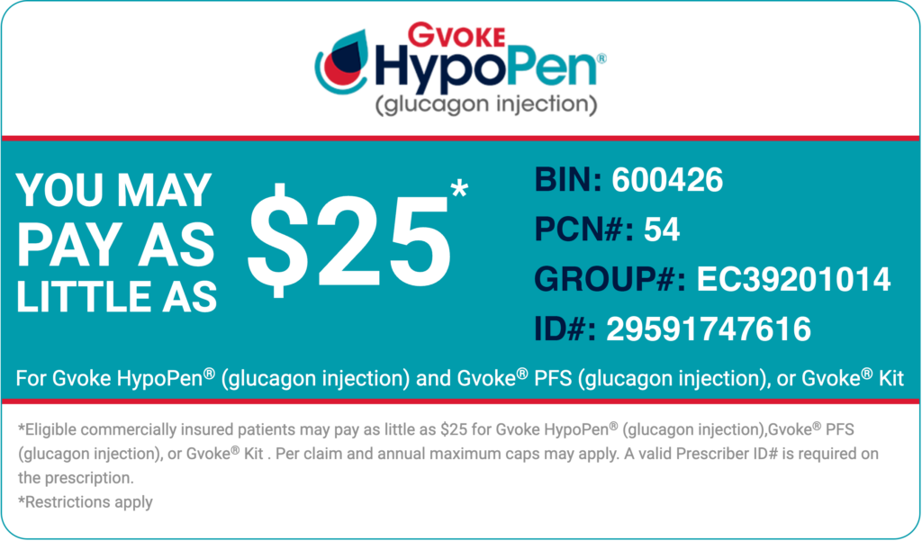 Copay Card | Gvoke® (glucagon injection)