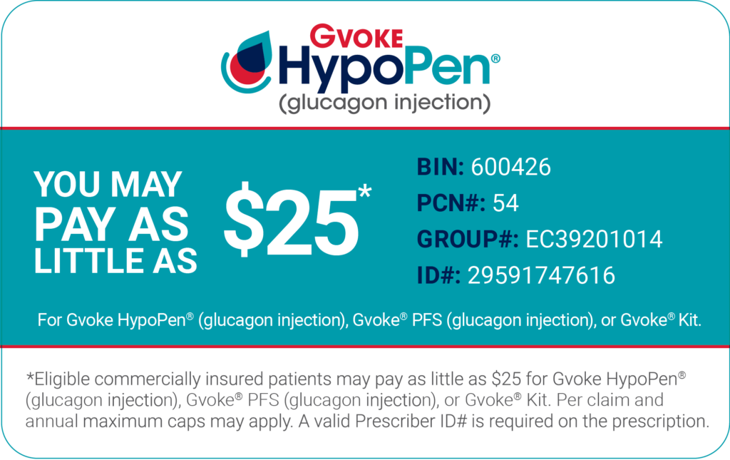 Copay Card | Gvoke® (glucagon injection)