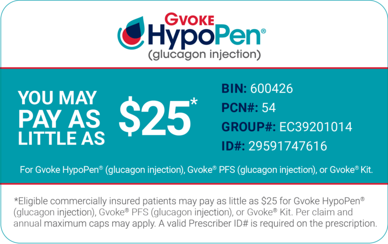 Copay Card | Gvoke® (glucagon injection)